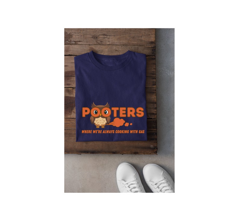 Funny Hooters Parody Pooters SVG + PNG File, Dad Joke Fart Poop Humor ...