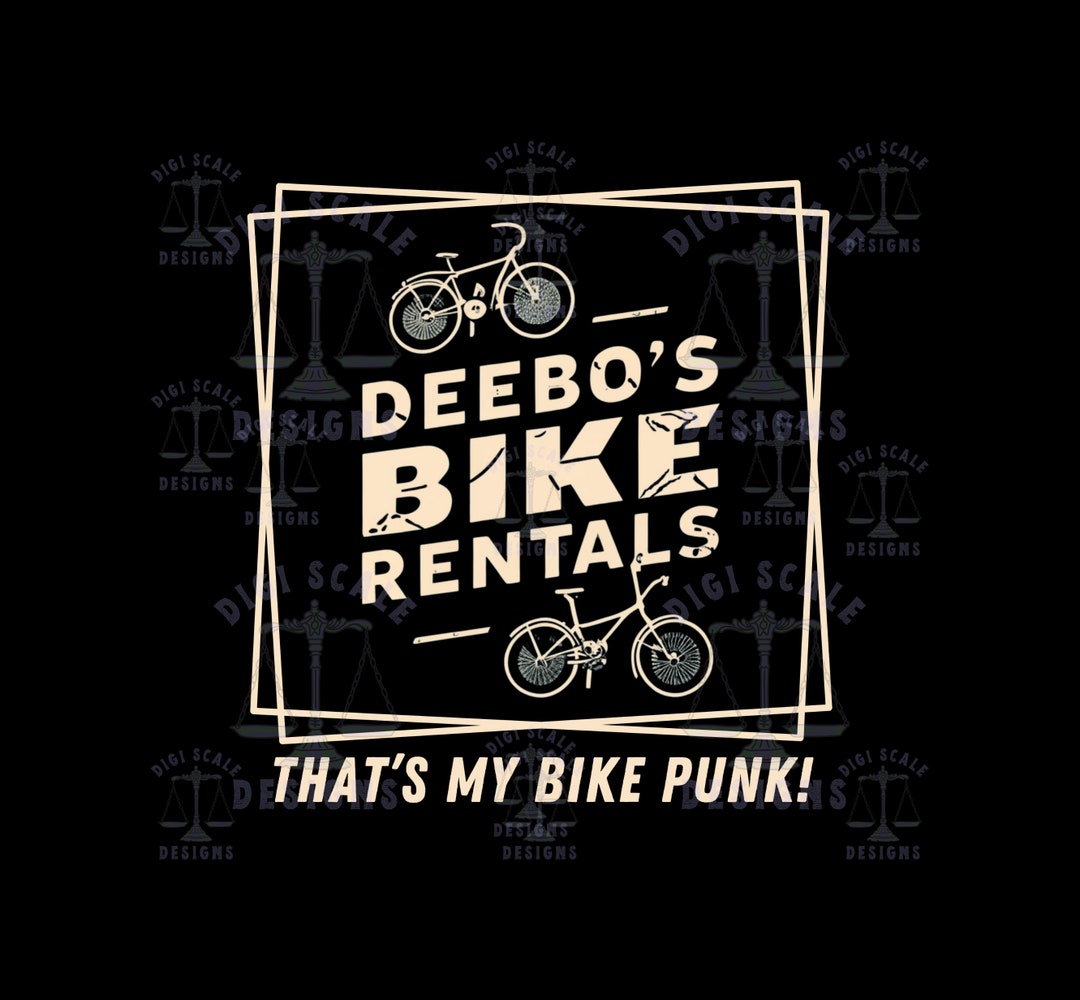 Friday Movie Deebo Bike Rental Funny SVG + PNG, Friday After Next Craig ...