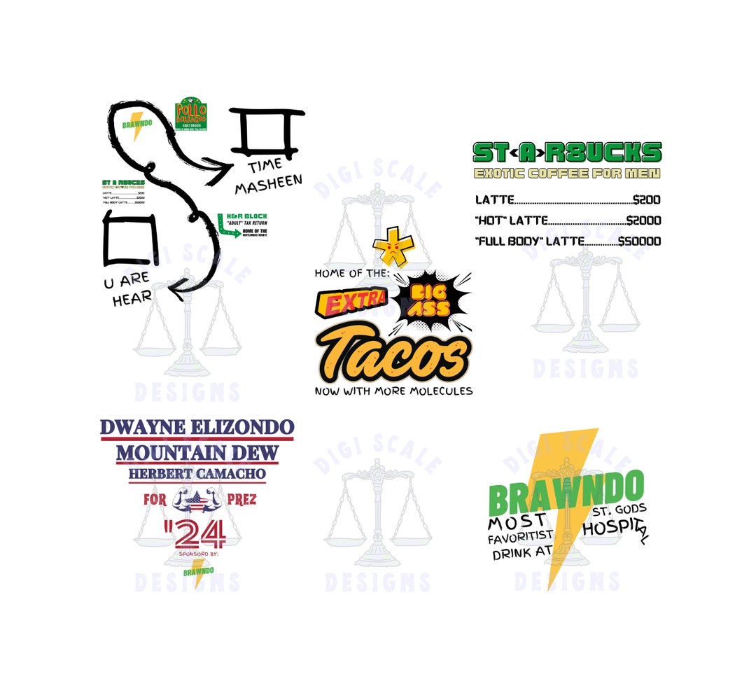 Idiocracy Bundle 5 SVG Pack, Funny Idiocracy Movie Bundle of 5 Svg ...