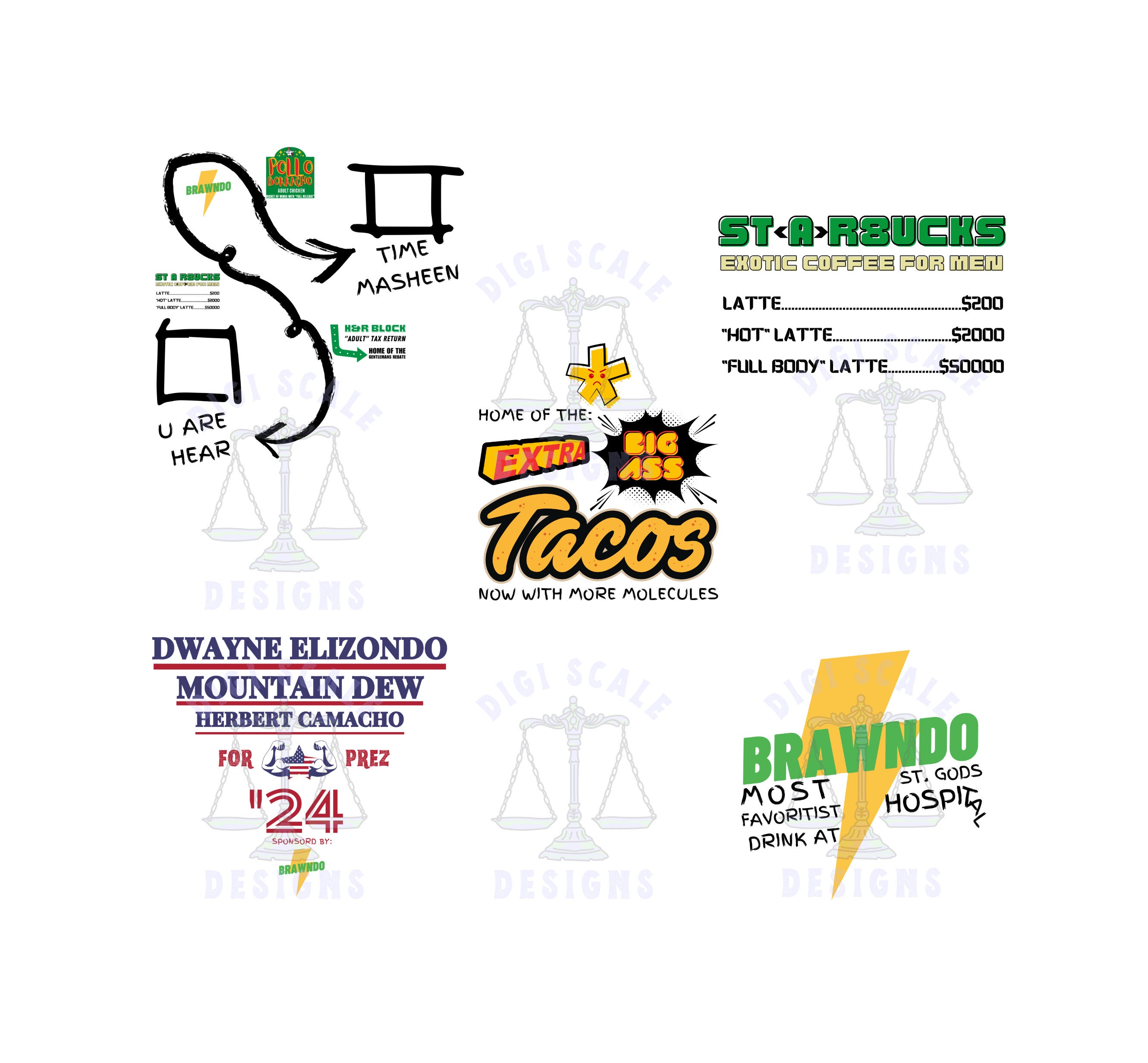 Idiocracy Bundle 5 SVG Pack, Funny Idiocracy Movie Bundle of 5 Svg ...
