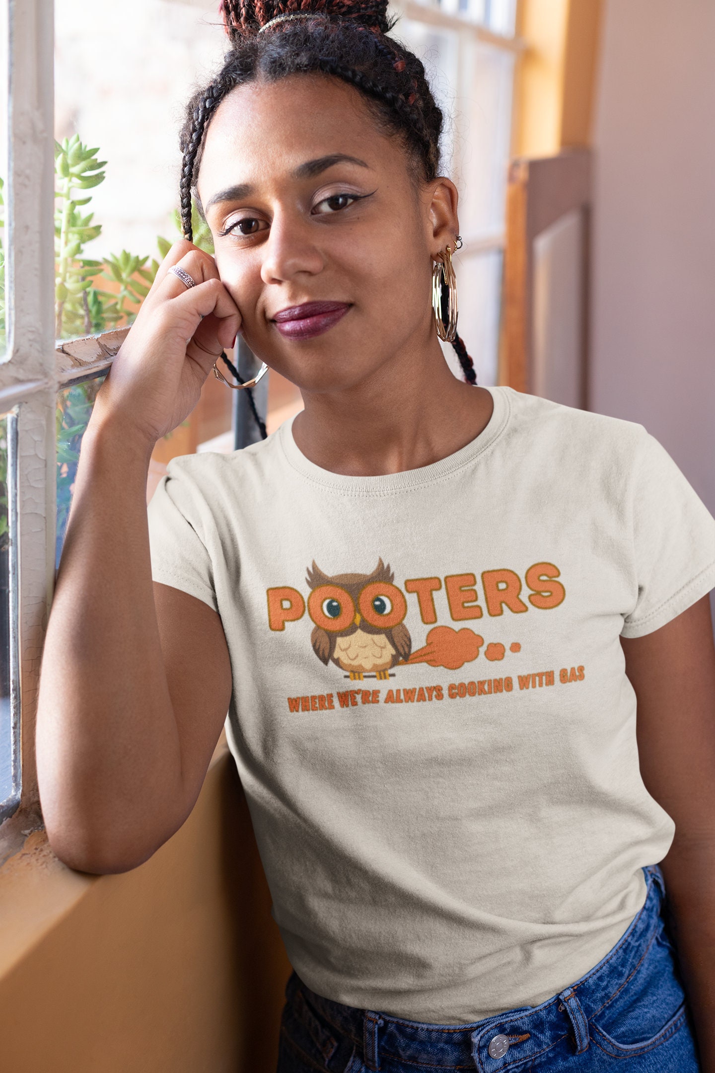 Funny Hooters Parody Pooters SVG + PNG File, Dad Joke Fart Poop Humor ...