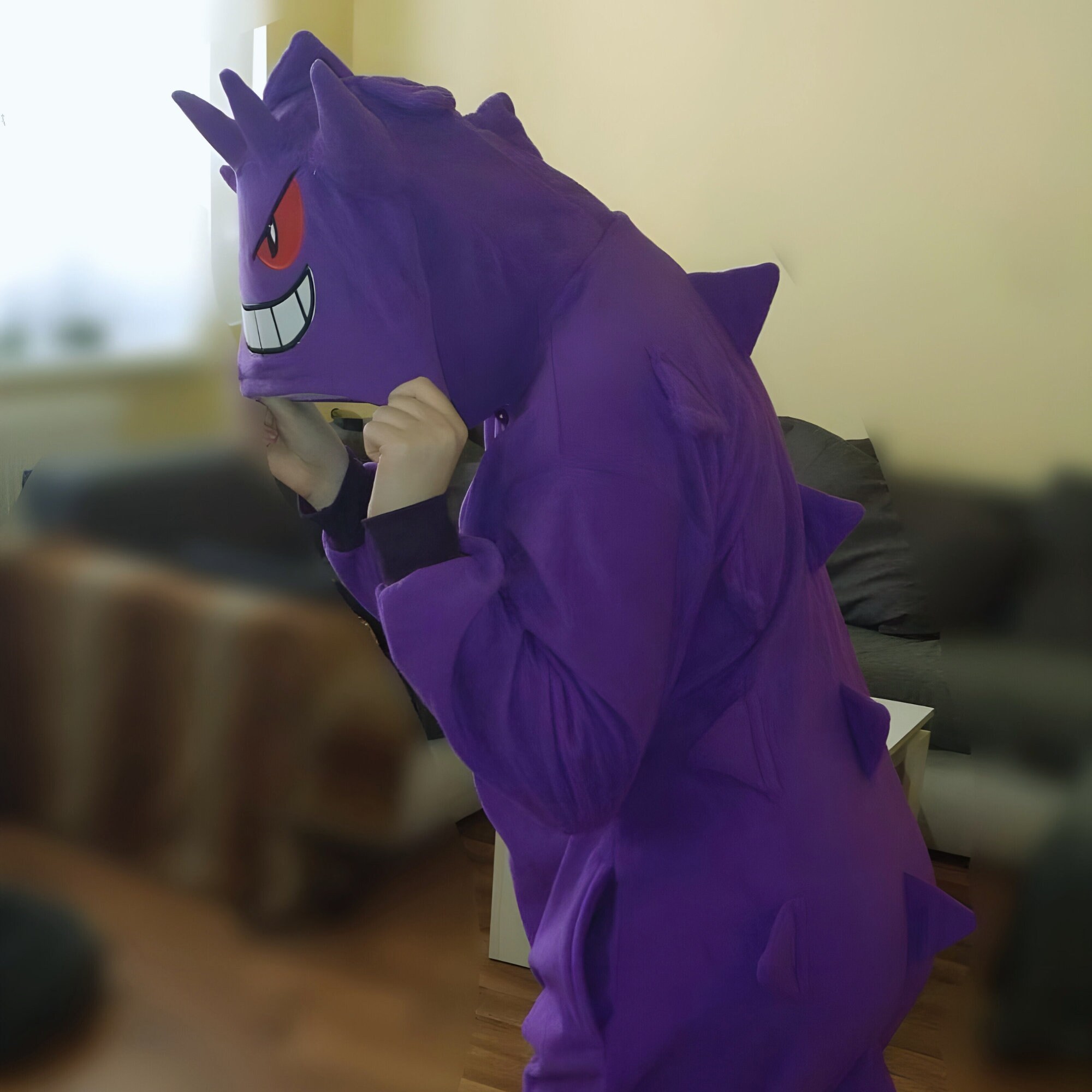 GENGAR KIGURUMI ONESIE Adult Gengar Pajamas Cosplay Pokemon - Etsy
