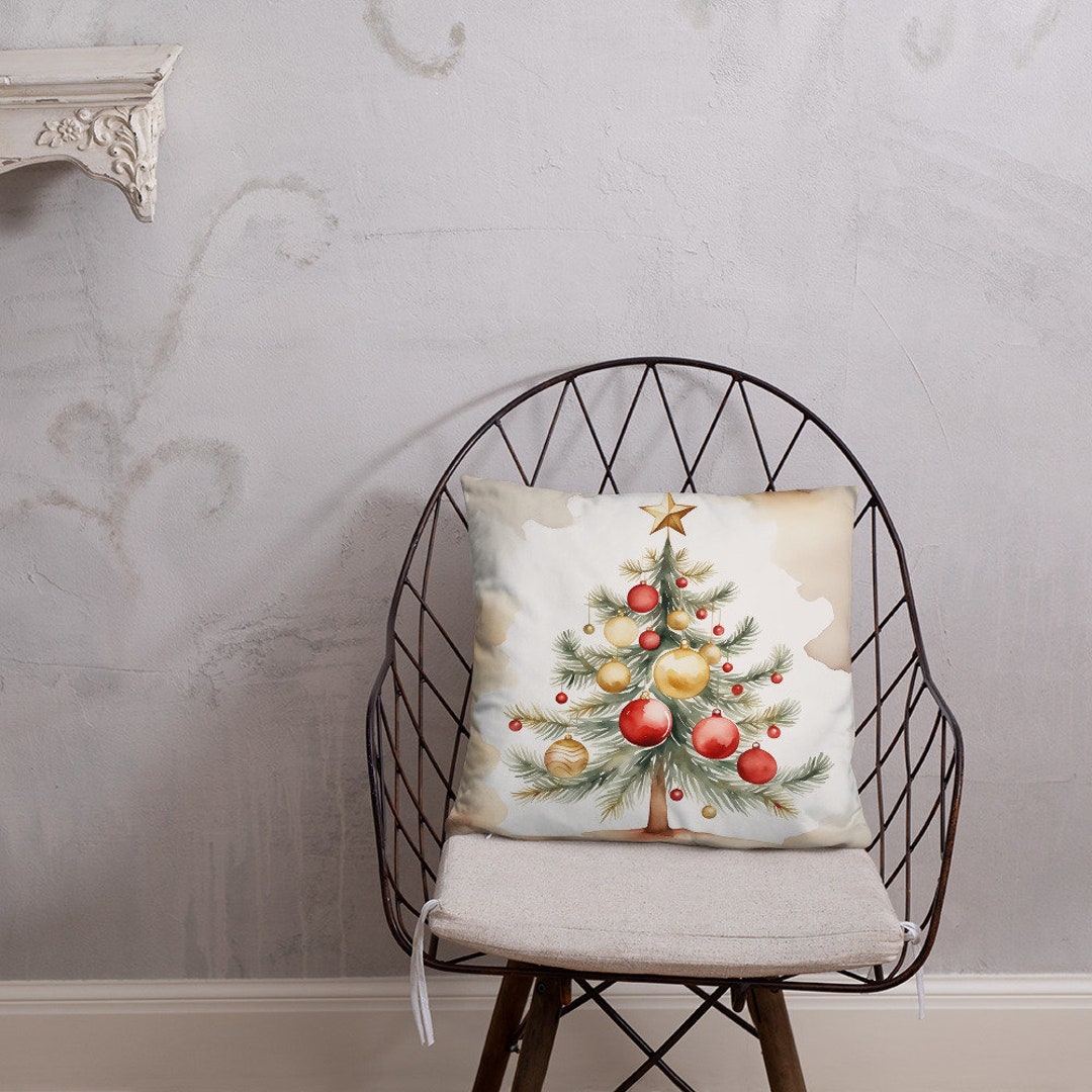 Insert Included: Christmas Tree Decorative Pillow - Etsy