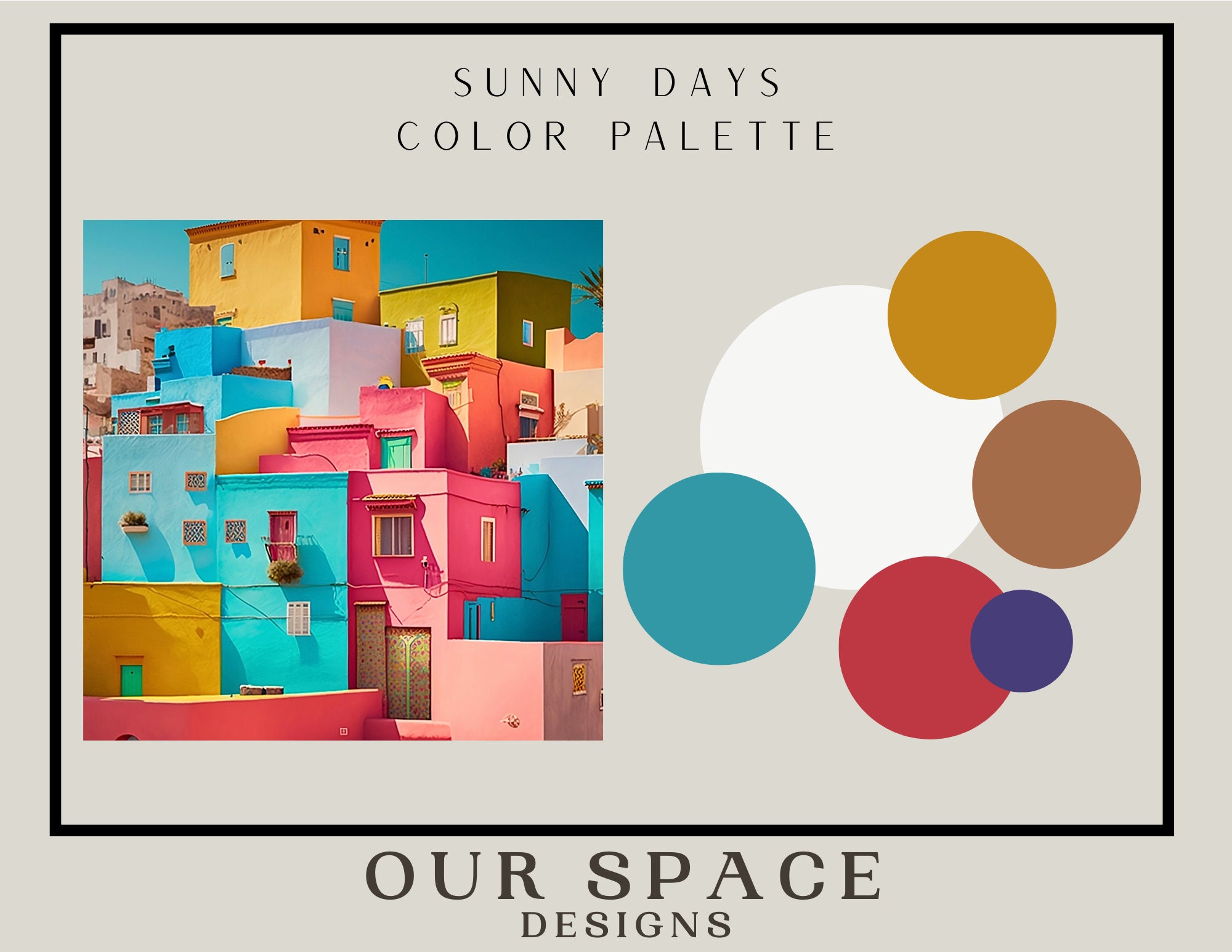 Home Color Palettes - Sunny Days - Etsy