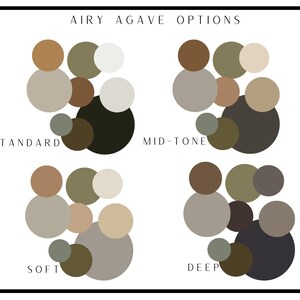 Home Color Palettes - Airy Agave Standard - Etsy