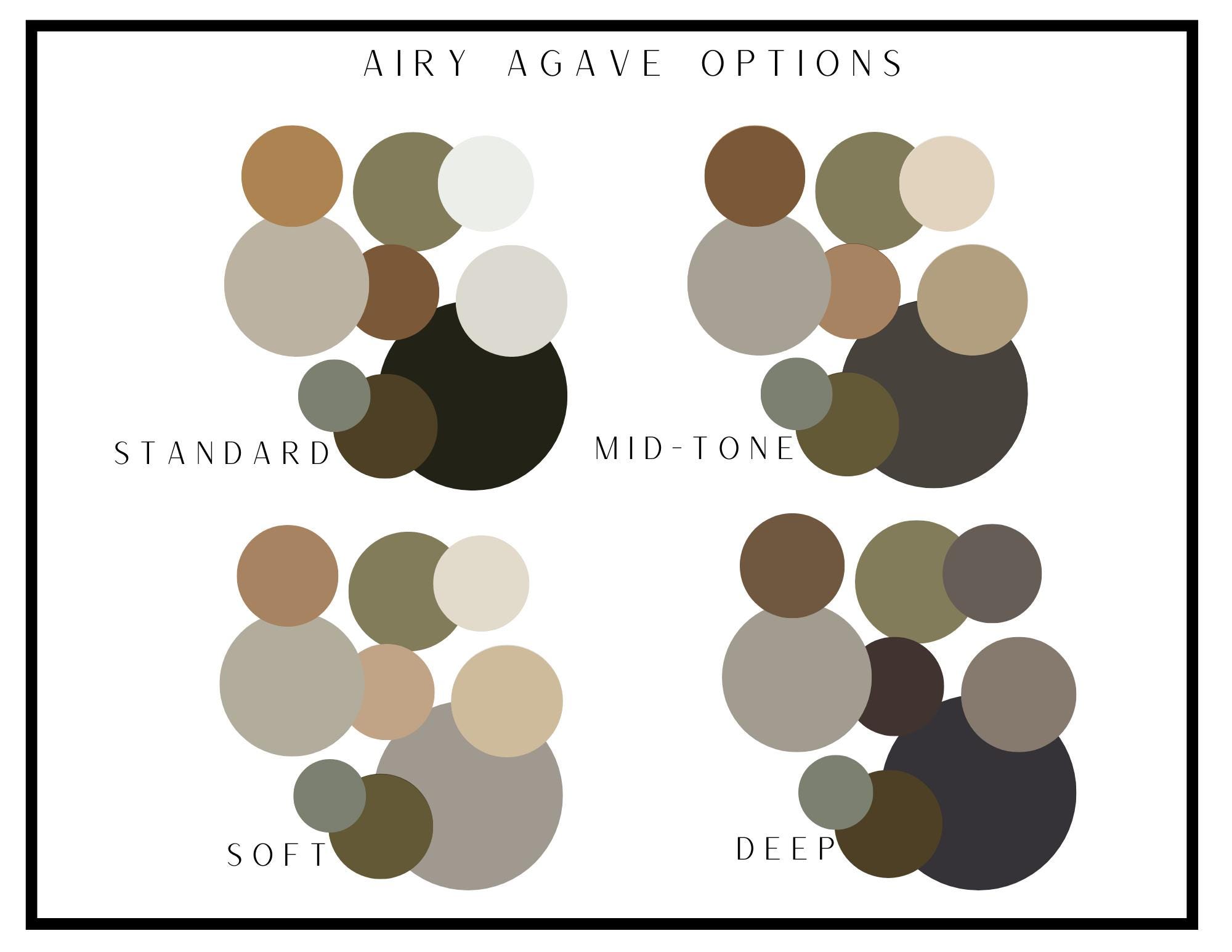 Home Color Palettes - Airy Agave Standard - Etsy