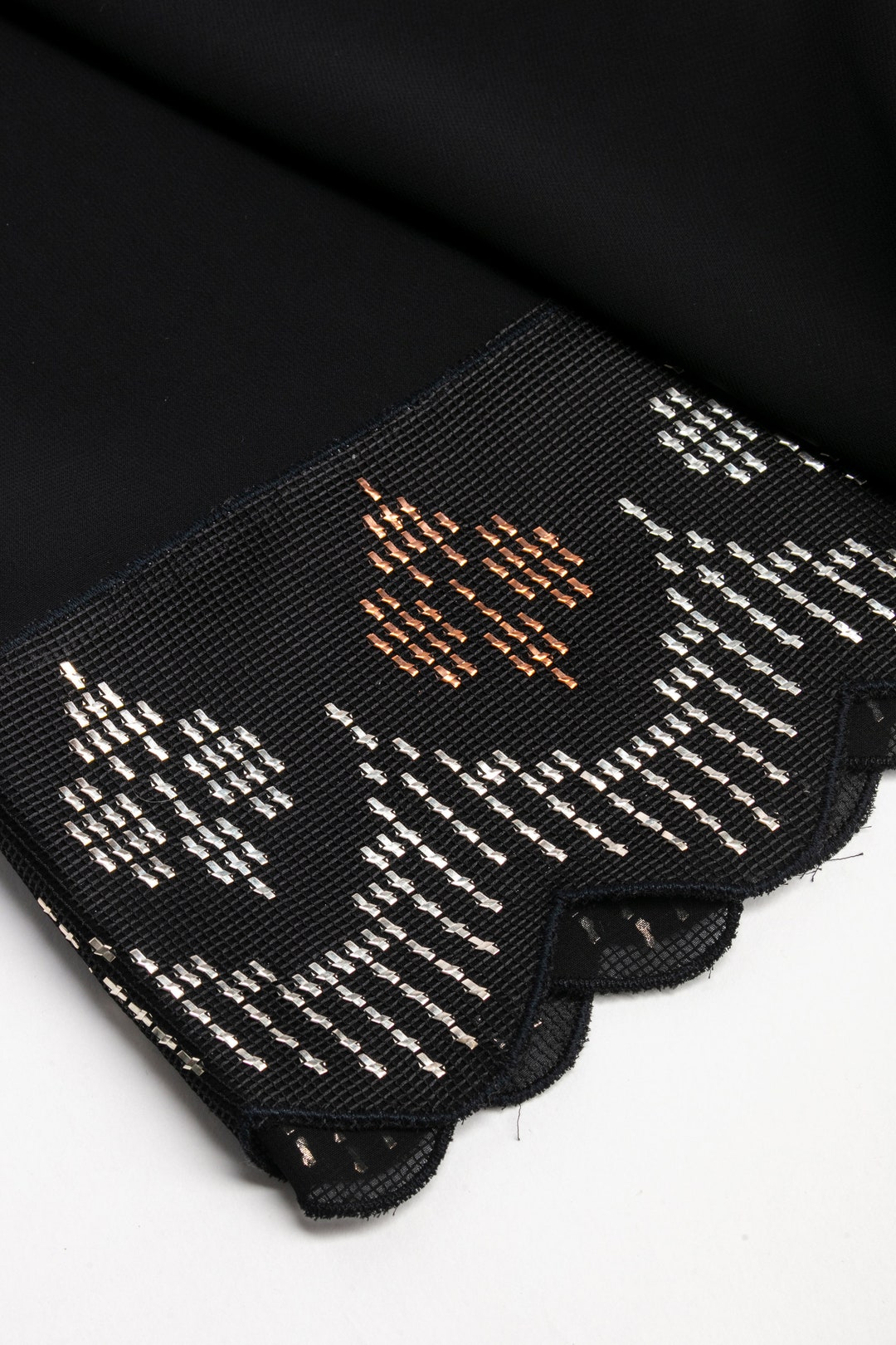 Handmade Turkish Veil, Wire Break Embroidery Art, Bead-embroidered ...