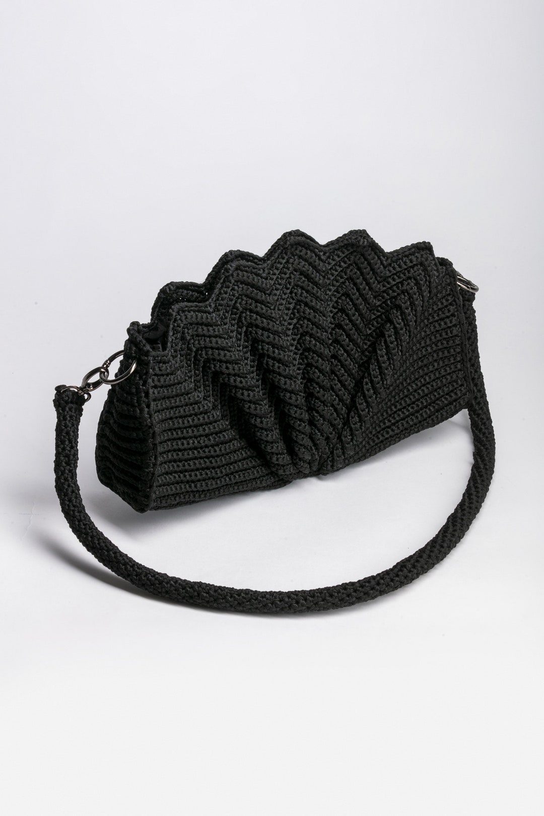 Hand-knitted Mussel Special Bag, Aesthetic Bag With Versatile and ...