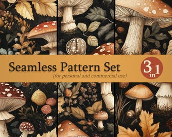 Digital Pattern Pack, Seamless Patterns, Set of Patterns, Printable ...