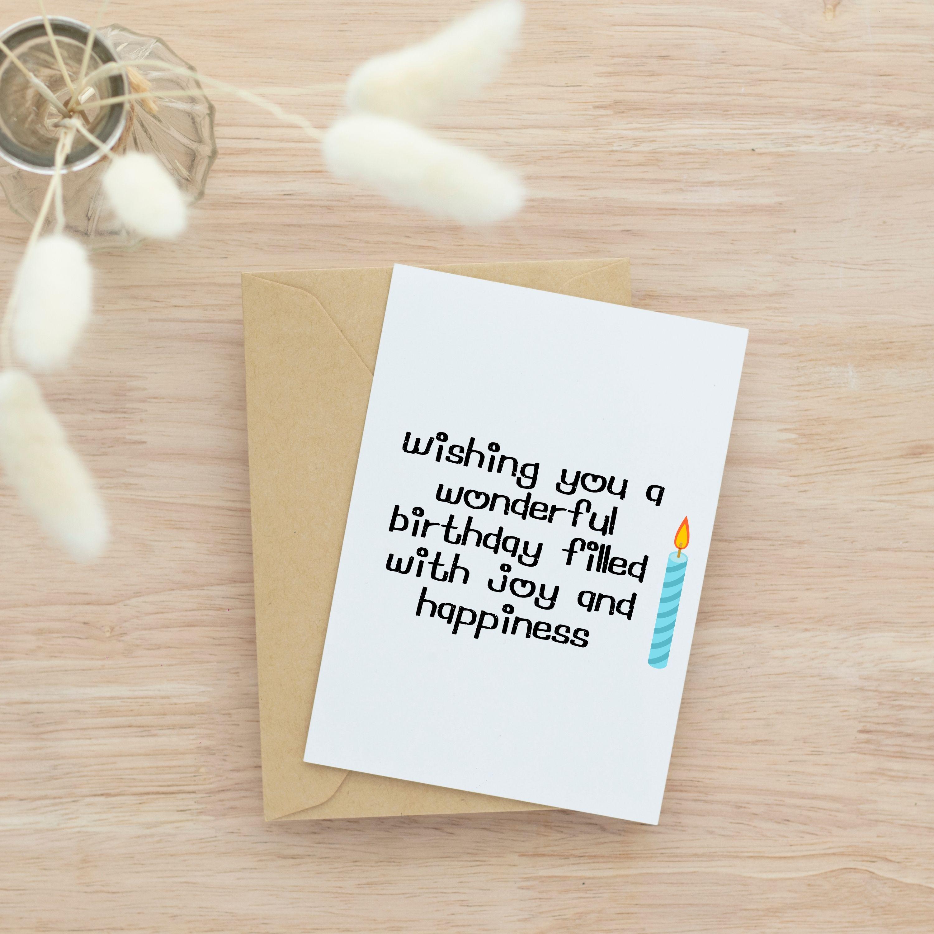 Birthday Card Sentiments Digital Stamp Bundle: Clip Art Quotes (PNG) - Etsy