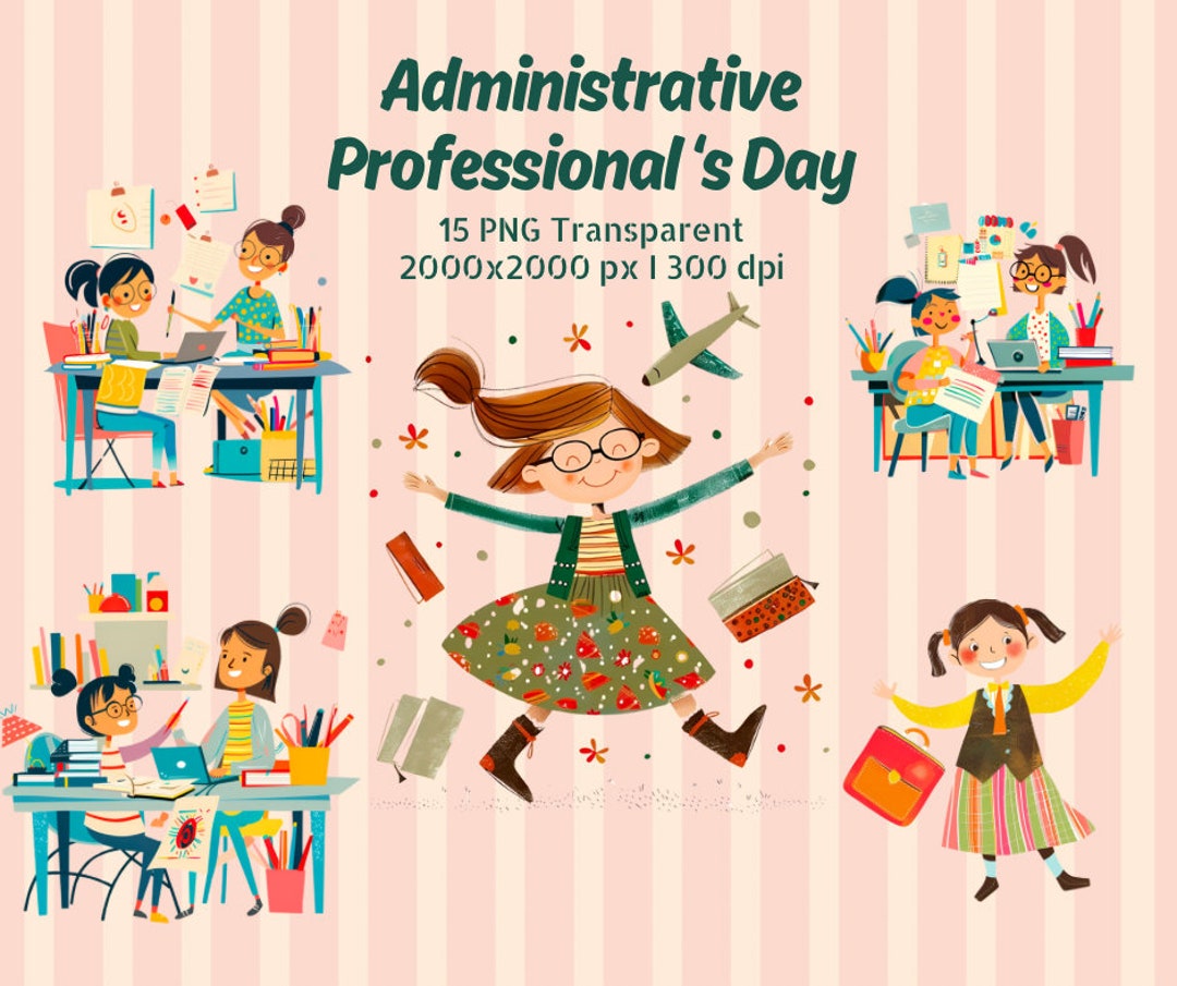 Administrative Professional's Day, Admin Clipart, Admin Png, Assistant ...