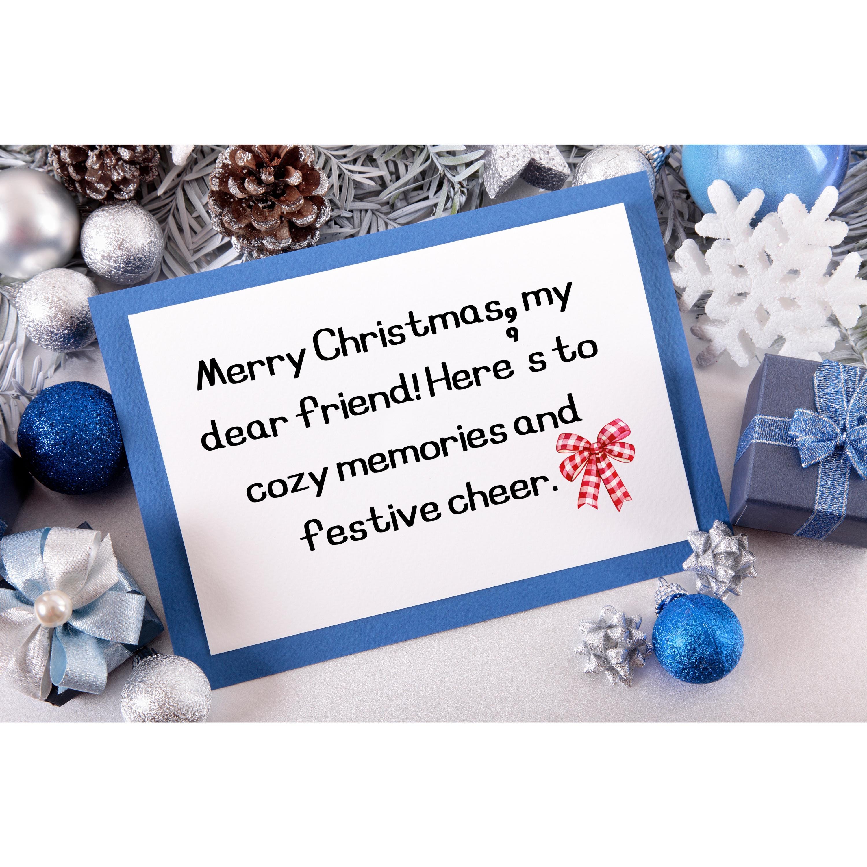 Christmas Card Sentiments: Word Art Quotes (digital Stamp Bundle) - Etsy