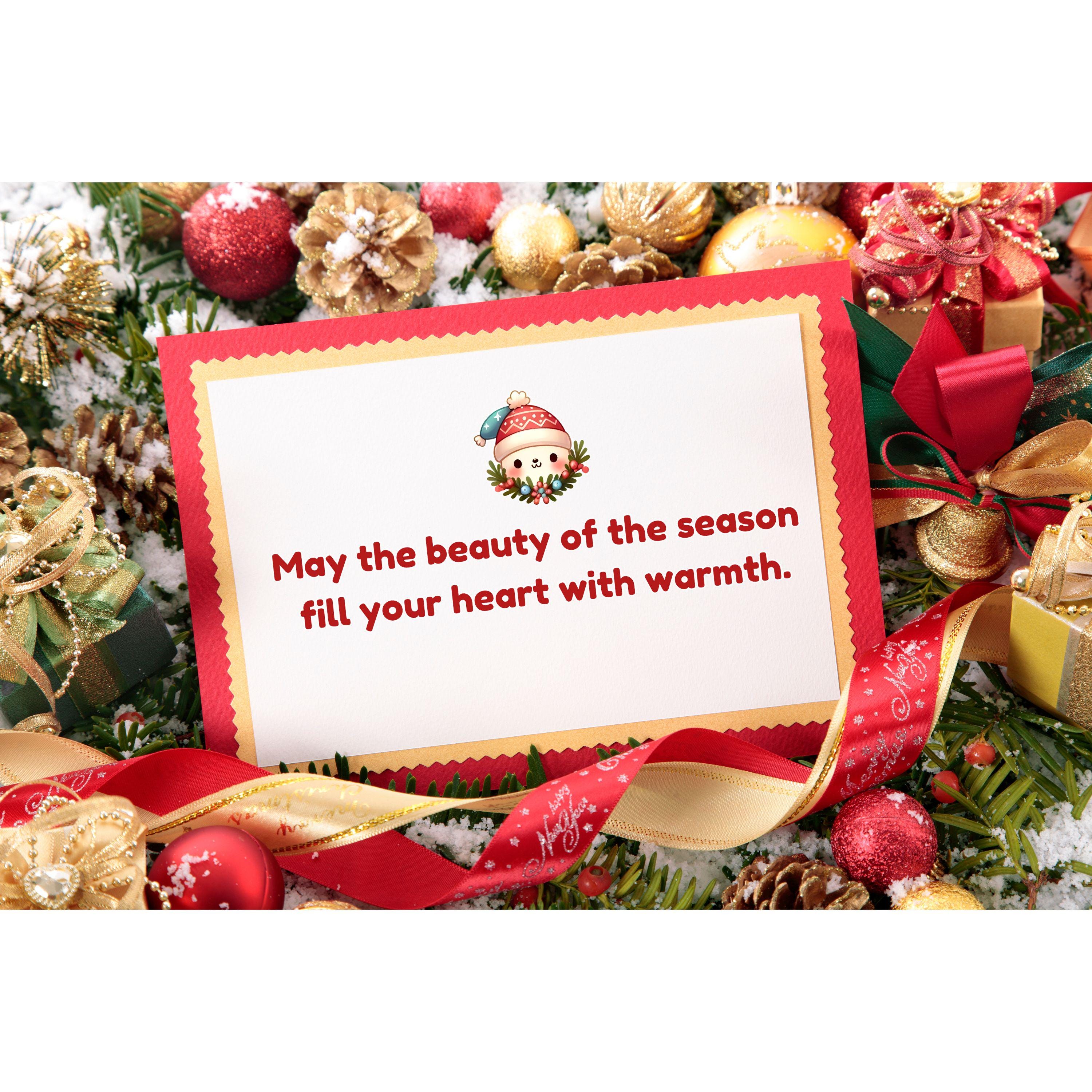 Christmas Card Sentiments 'for the Inside' Digital Stamp Bundle, Clip ...