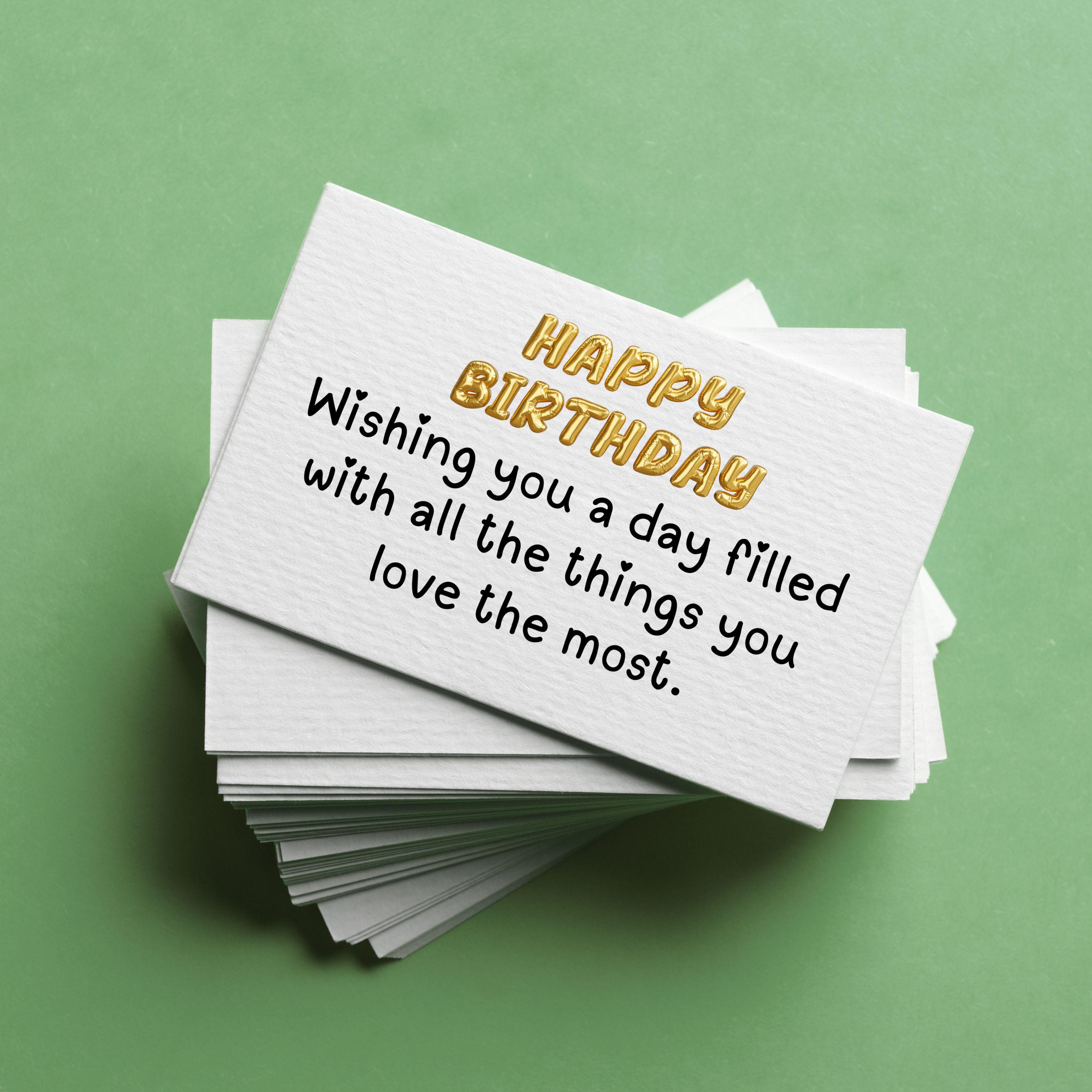 Birthday Card Sentiments Digital Stamp Bundle: Word Art Quotes (PNG) - Etsy