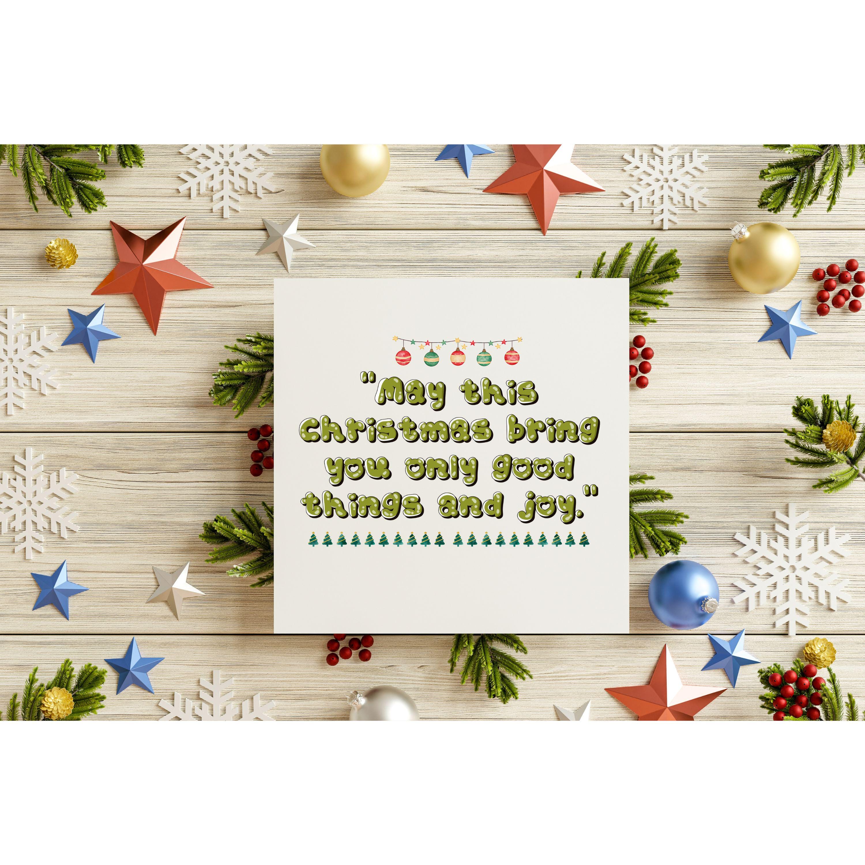 Christmas Card Sentiments 'for the Inside' Digital Stamp Bundle, Clip ...