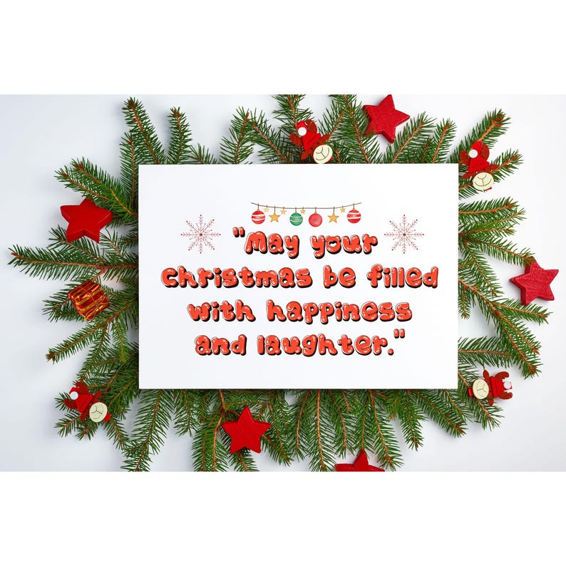 Christmas Card Sentiments 'for the Inside' Digital Stamp Bundle, Clip ...