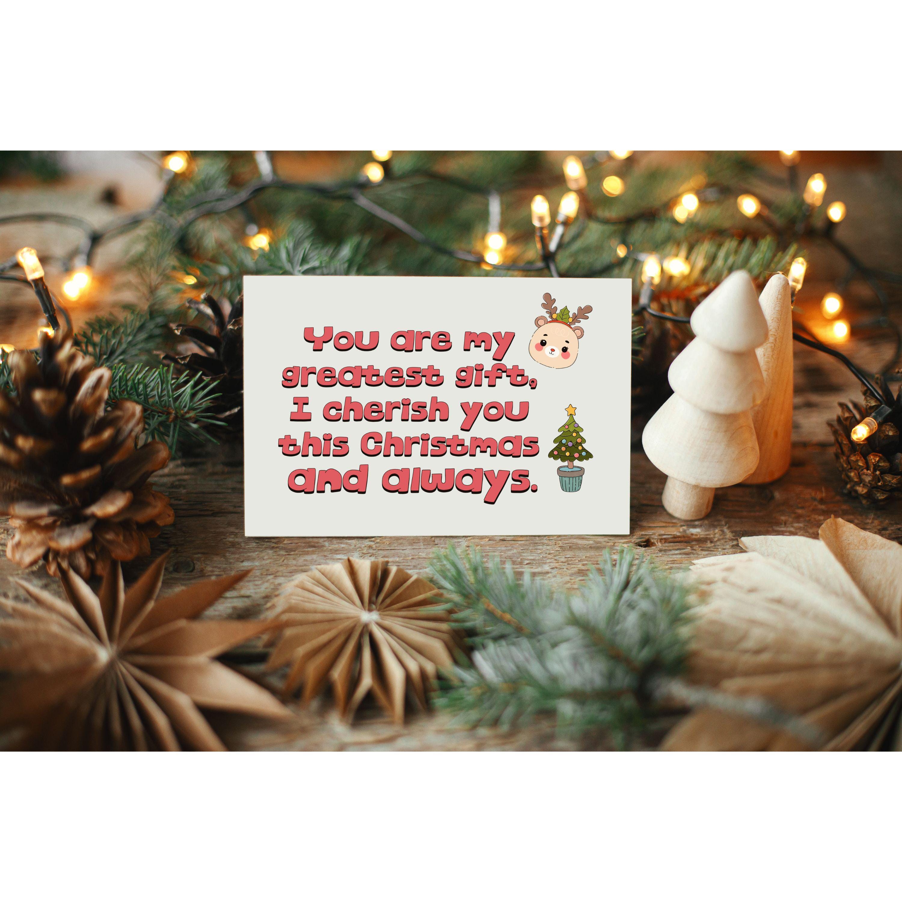 Christmas Card Sentiments Digital Stamp Bundle: Word Art Quotes (PNG ...