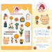 Cute Printable Sticker Sheet Bundle | Planner Sticker Sheet | Sticker ...