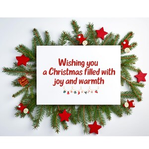 Christmas Card Sentiments: Word Art Quotes, Clip Art (digital Stamp ...