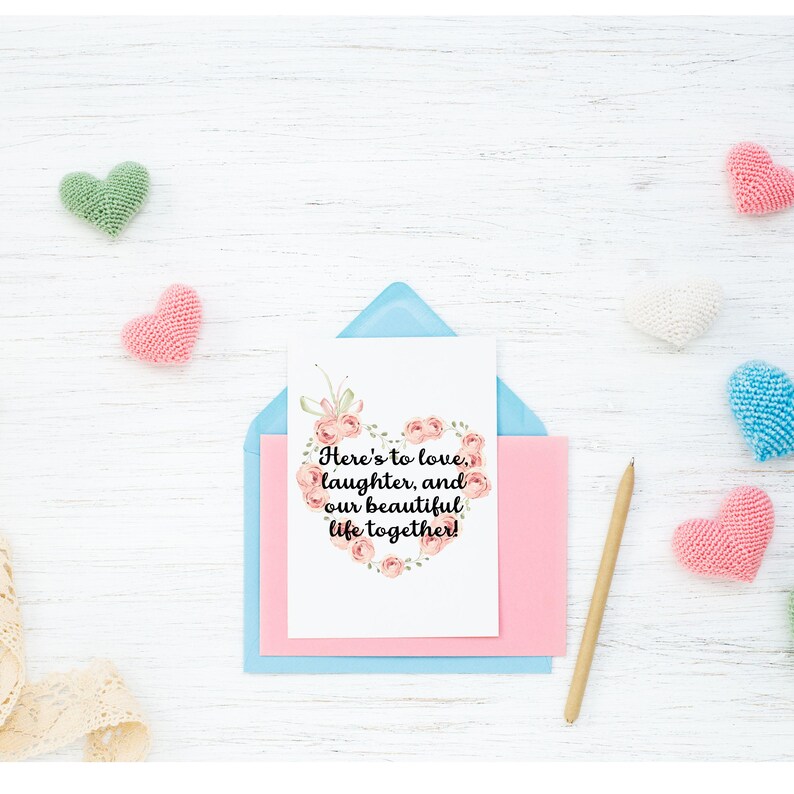 Valentine Card Sentiments 'for the Inside' Digital Stamp Bundle, Clip ...