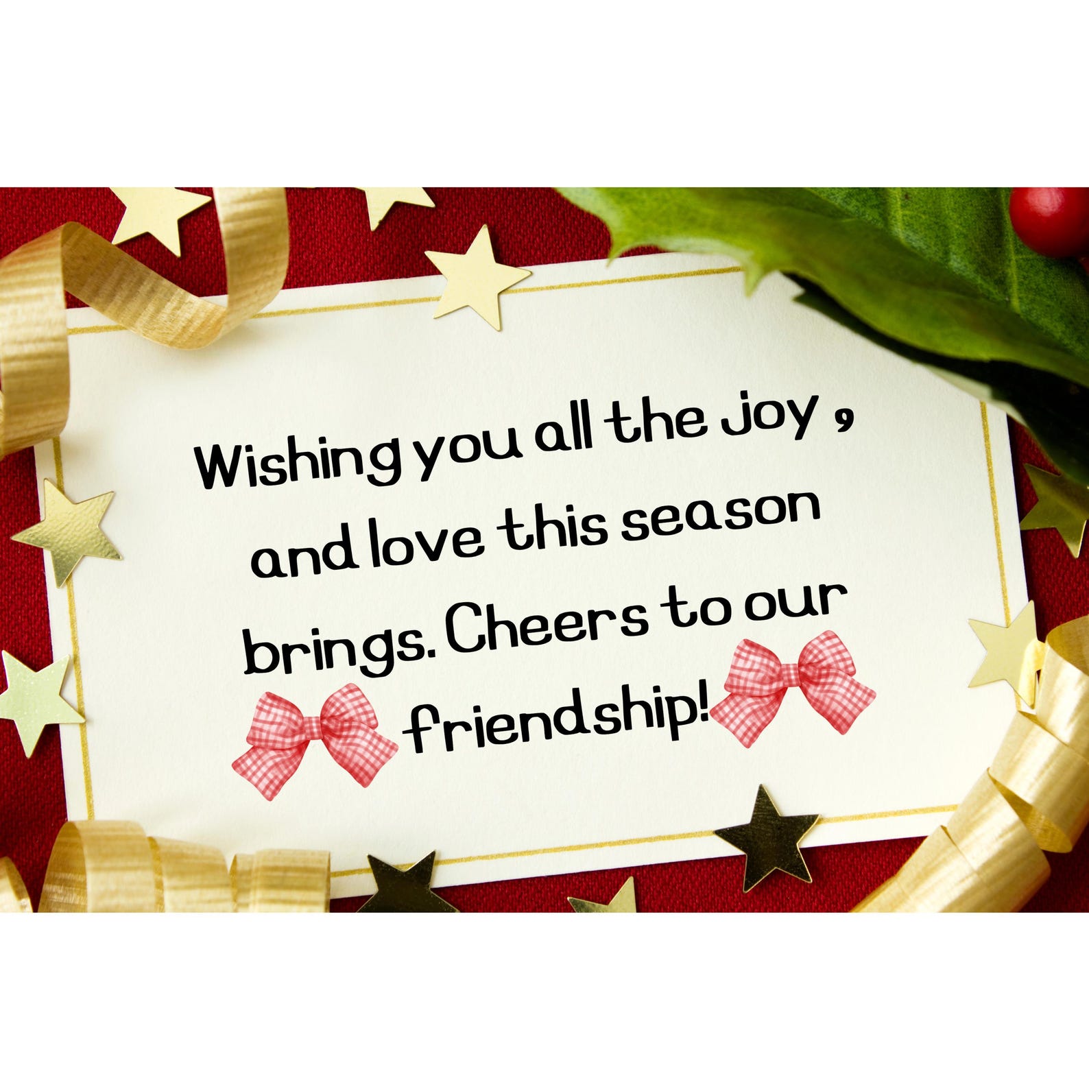 Christmas Card Sentiments: Word Art Quotes (digital Stamp Bundle) - Etsy