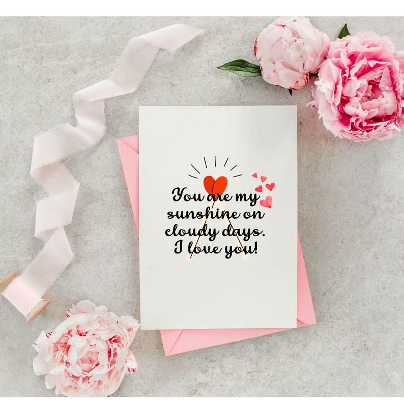 Valentine Card Sentiments 'for the Inside' Digital Stamp Bundle, Clip ...