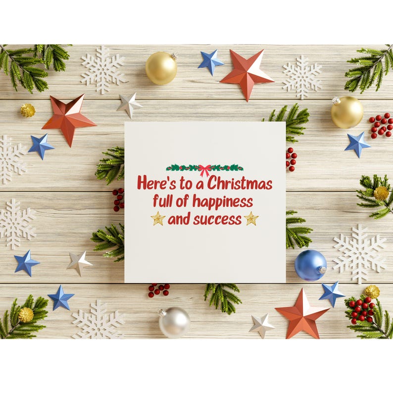 Christmas Card Sentiments: Word Art Quotes, Clip Art (digital Stamp ...