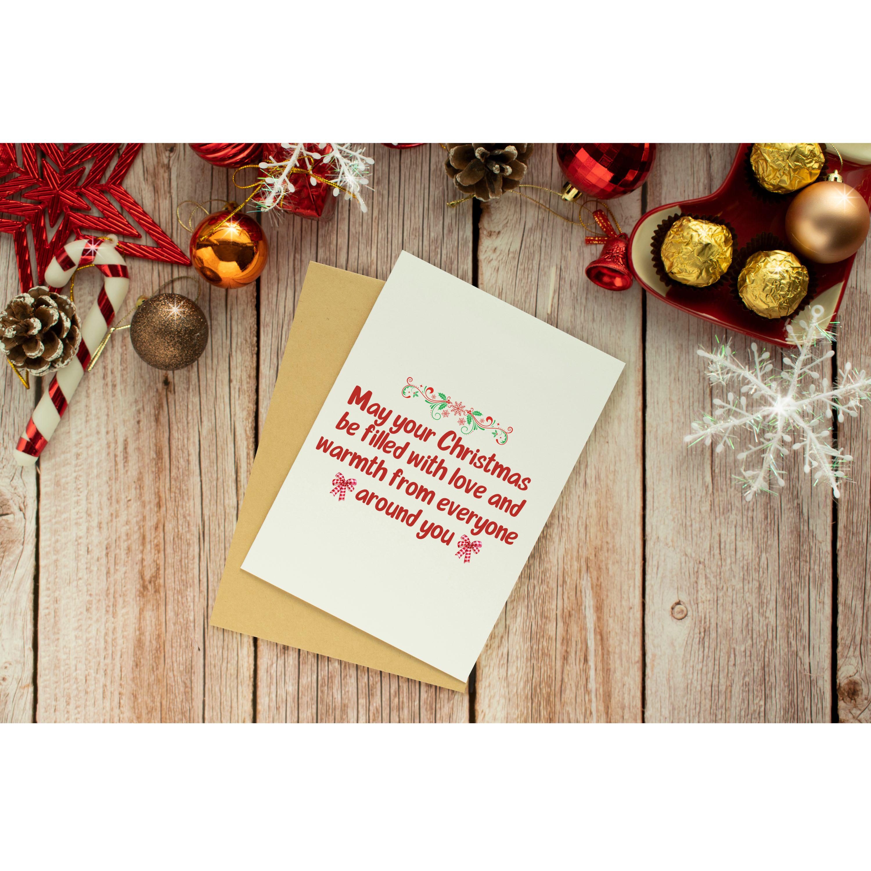 Christmas Card Sentiments 'for the Inside' Digital Stamp Bundle, Clip ...
