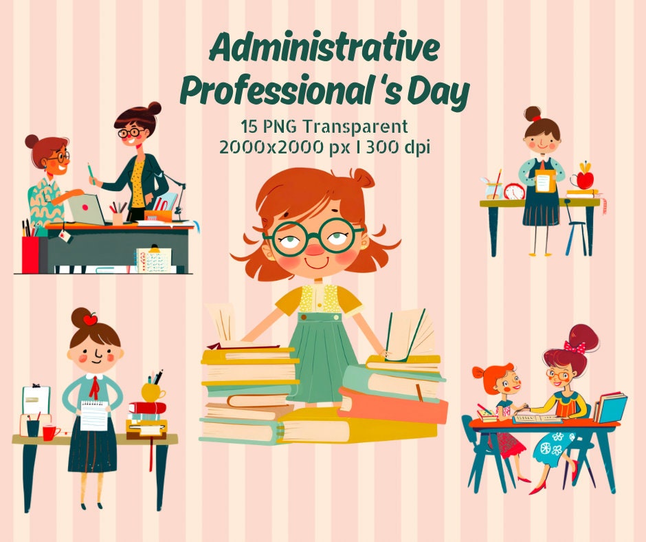Administrative Professional's Day, Admin Clipart, Admin Png, Assistant ...