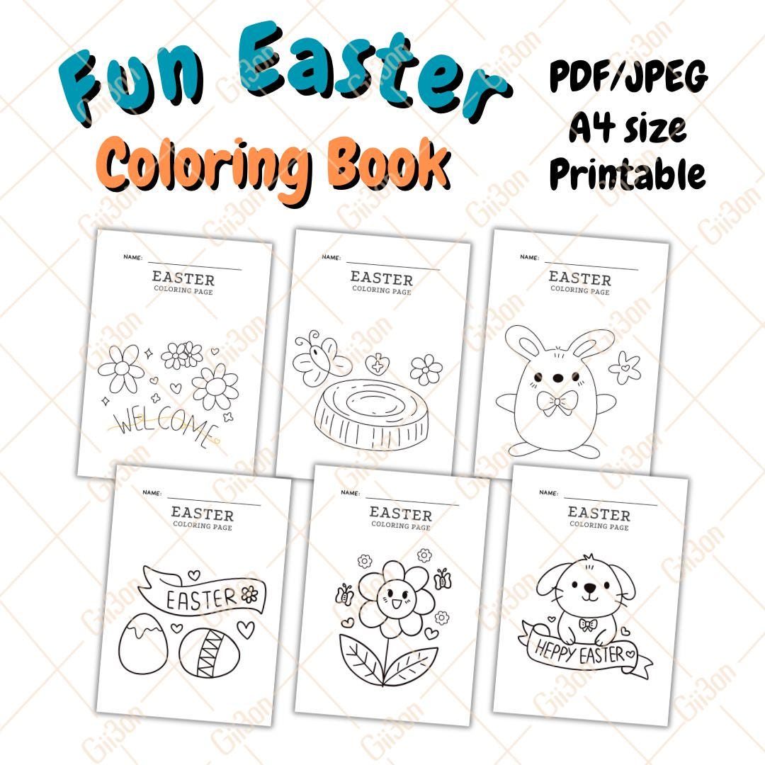 42 Fun Easter Coloring Pages, Spring, Coloring, Coloring Book ,spring ...