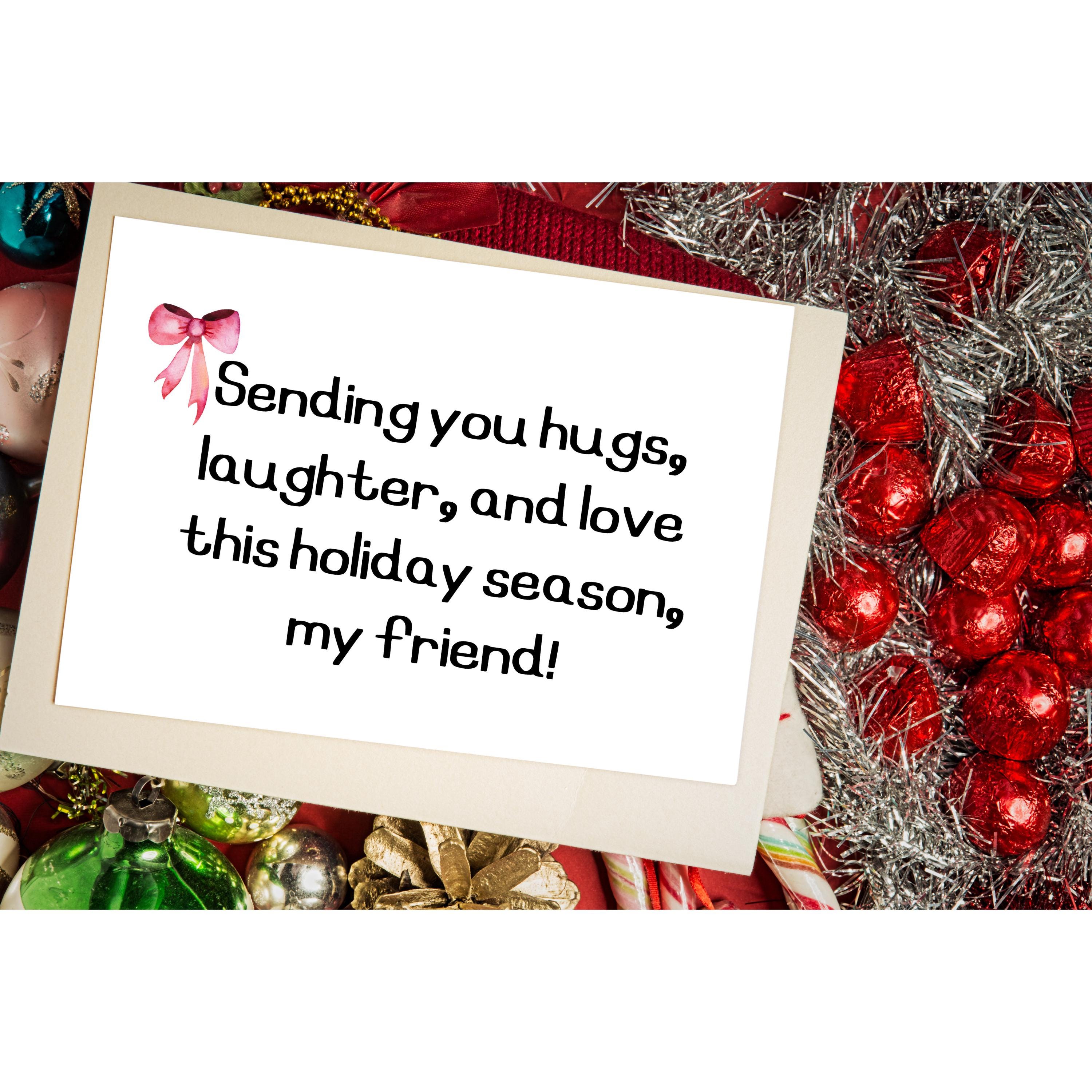 Christmas Card Sentiments: Word Art Quotes (digital Stamp Bundle) - Etsy