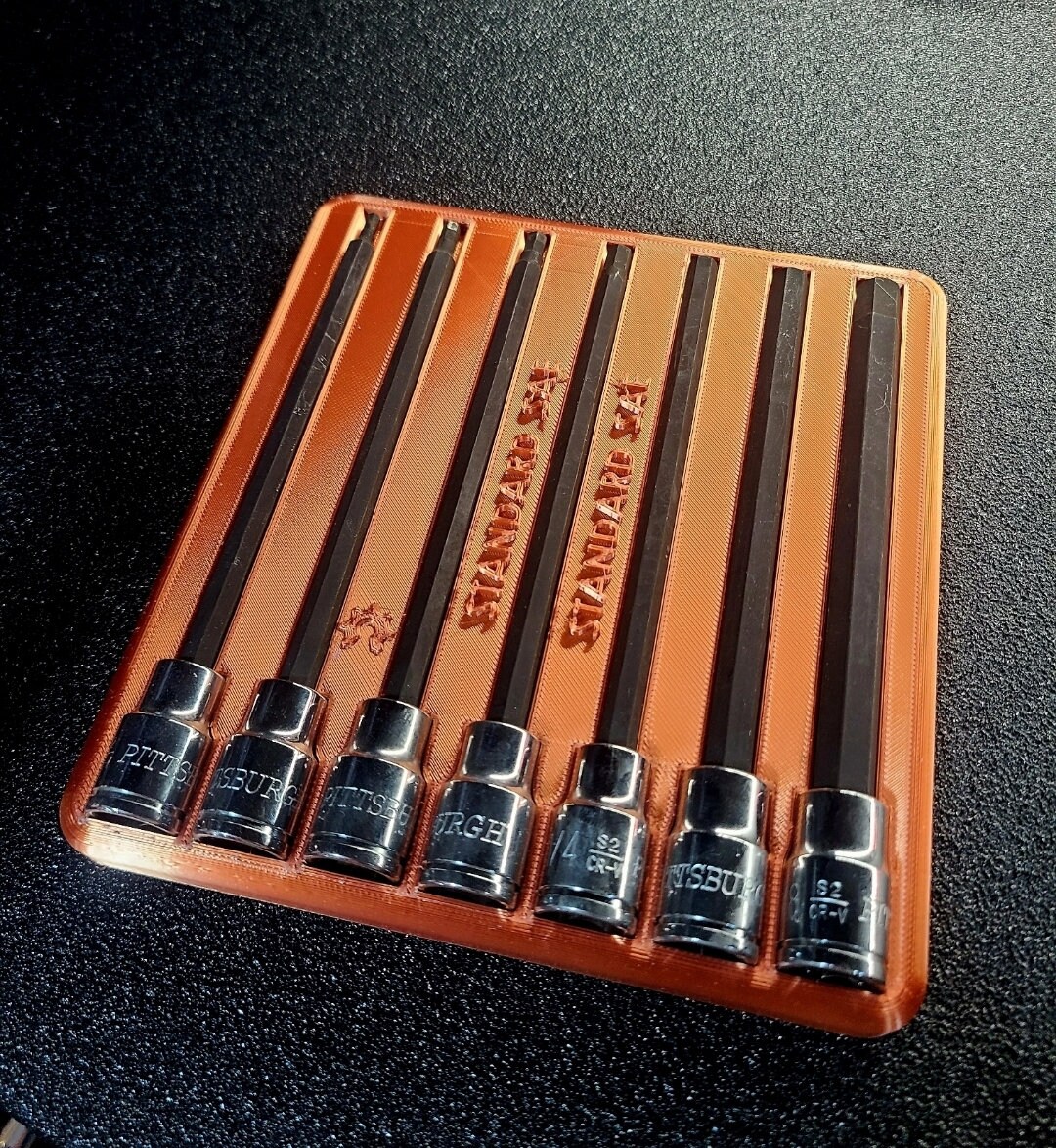 SAE Long Hex Socket Organizer - Etsy