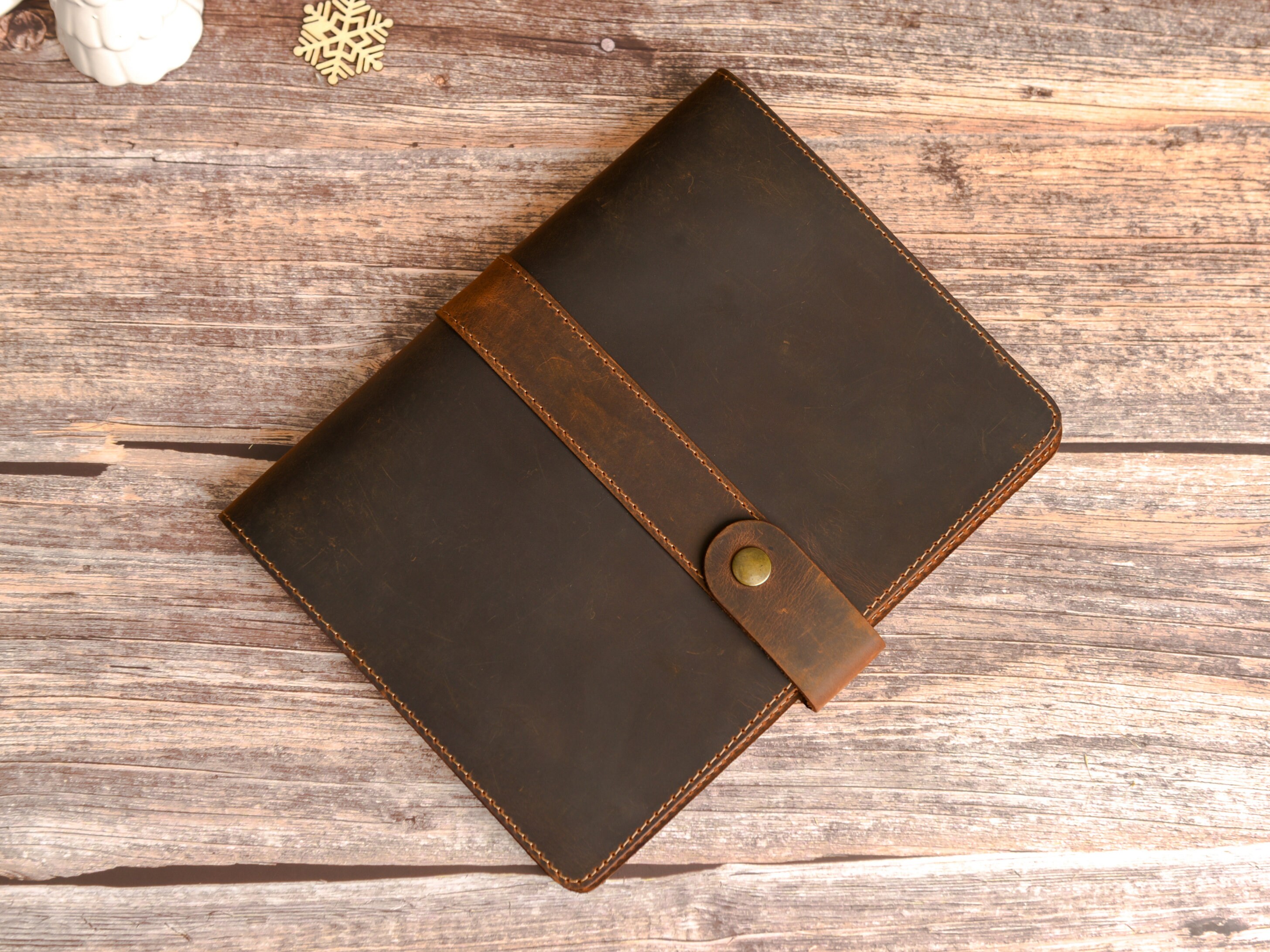 Personalized Leather Planner Undated A5 Daughter Leather Planner Cover ...