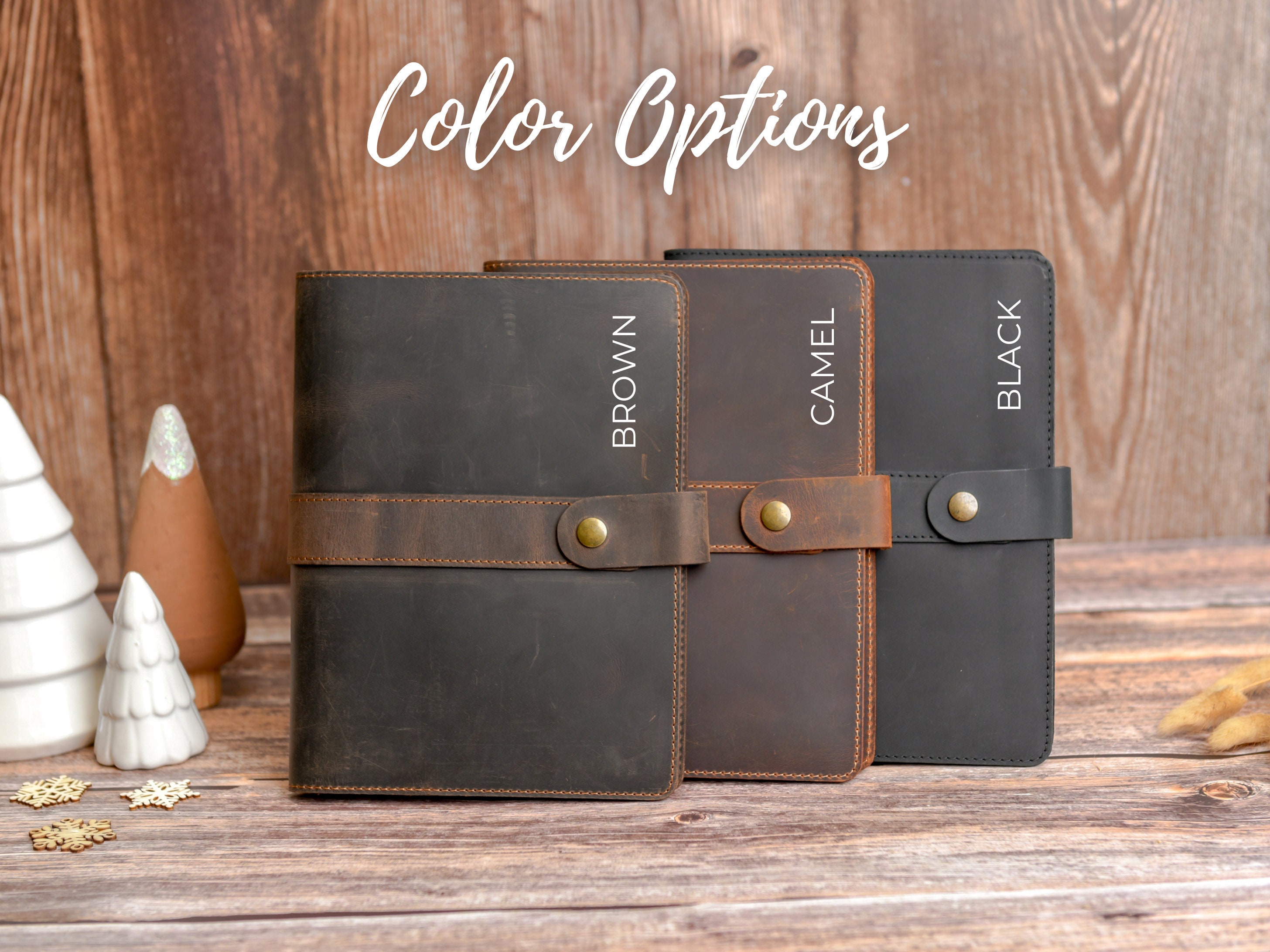 Personalized Leather Planner Undated A5 Daughter Leather Planner Cover ...