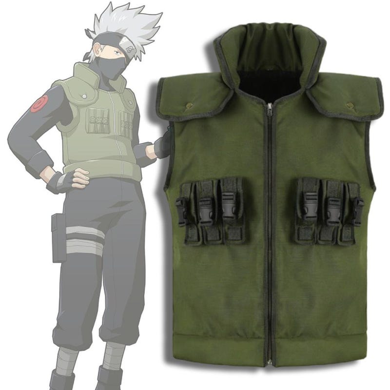 Naruto Jonin Vest - Etsy