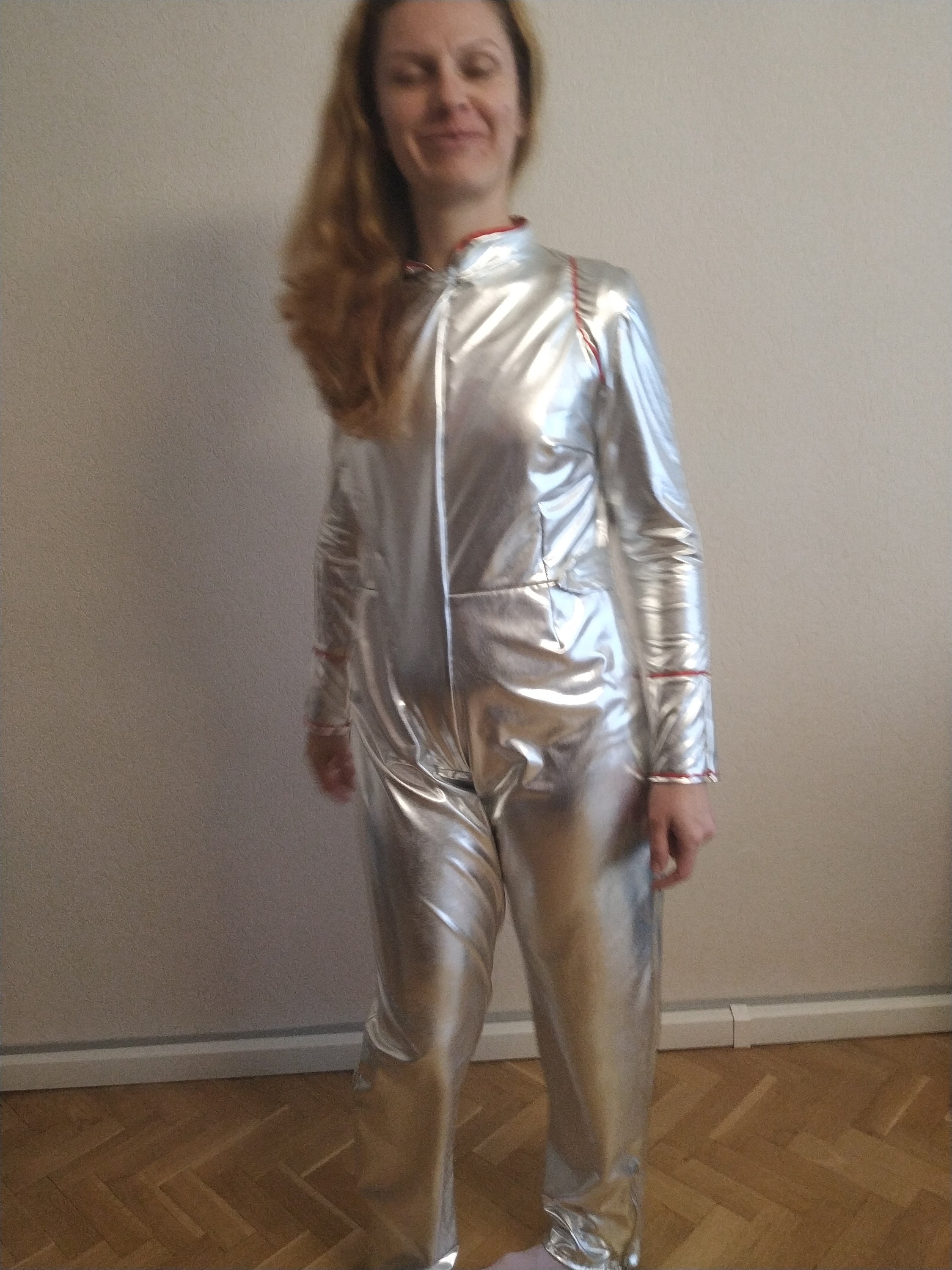 Lost in Space Cosplay Jumpsuit, Space Costume, Silver Overall, Space ...