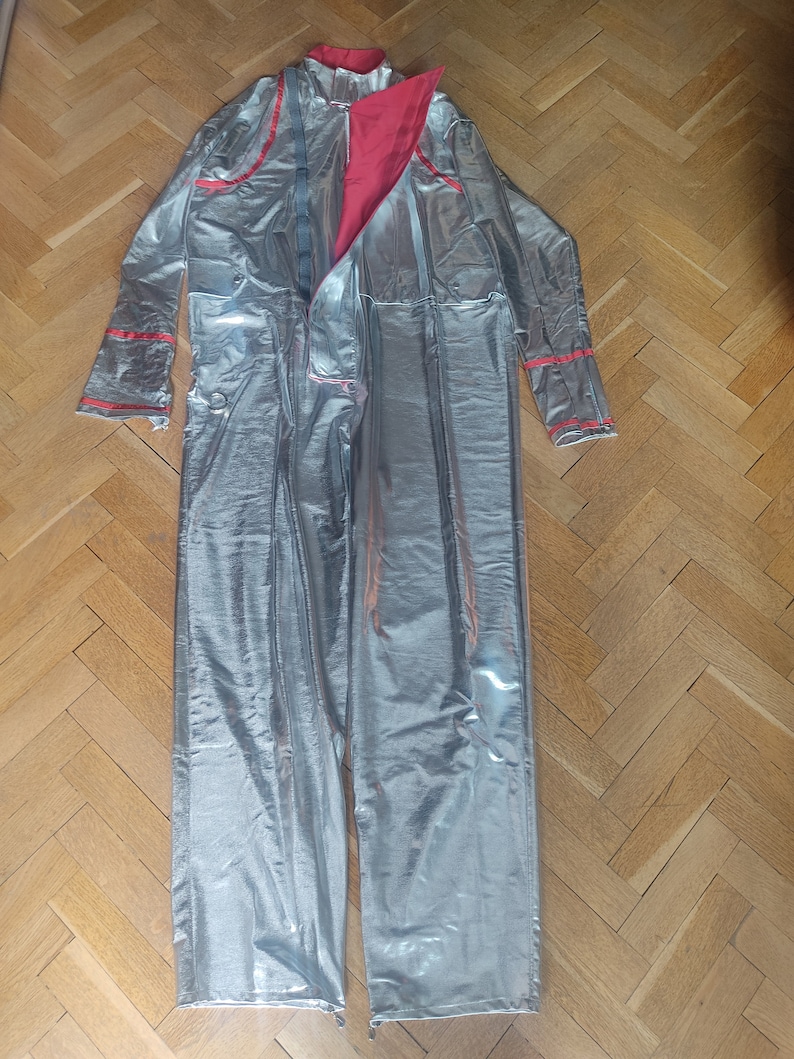 Lost in Space Cosplay Jumpsuit, Space Costume, Silver Overall, Space ...