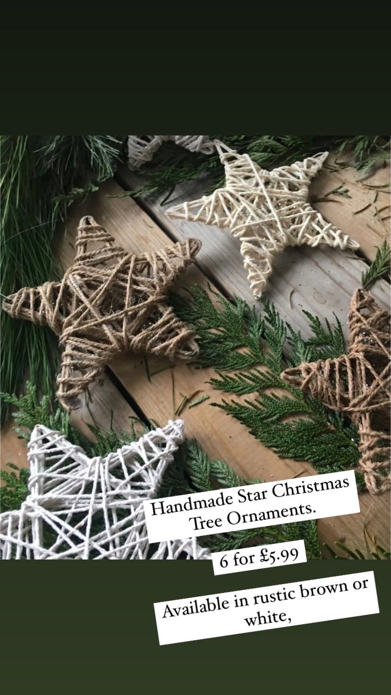 Handmade Christmas Star Ornament - Etsy