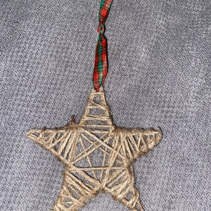 Handmade Christmas Star Ornament - Etsy
