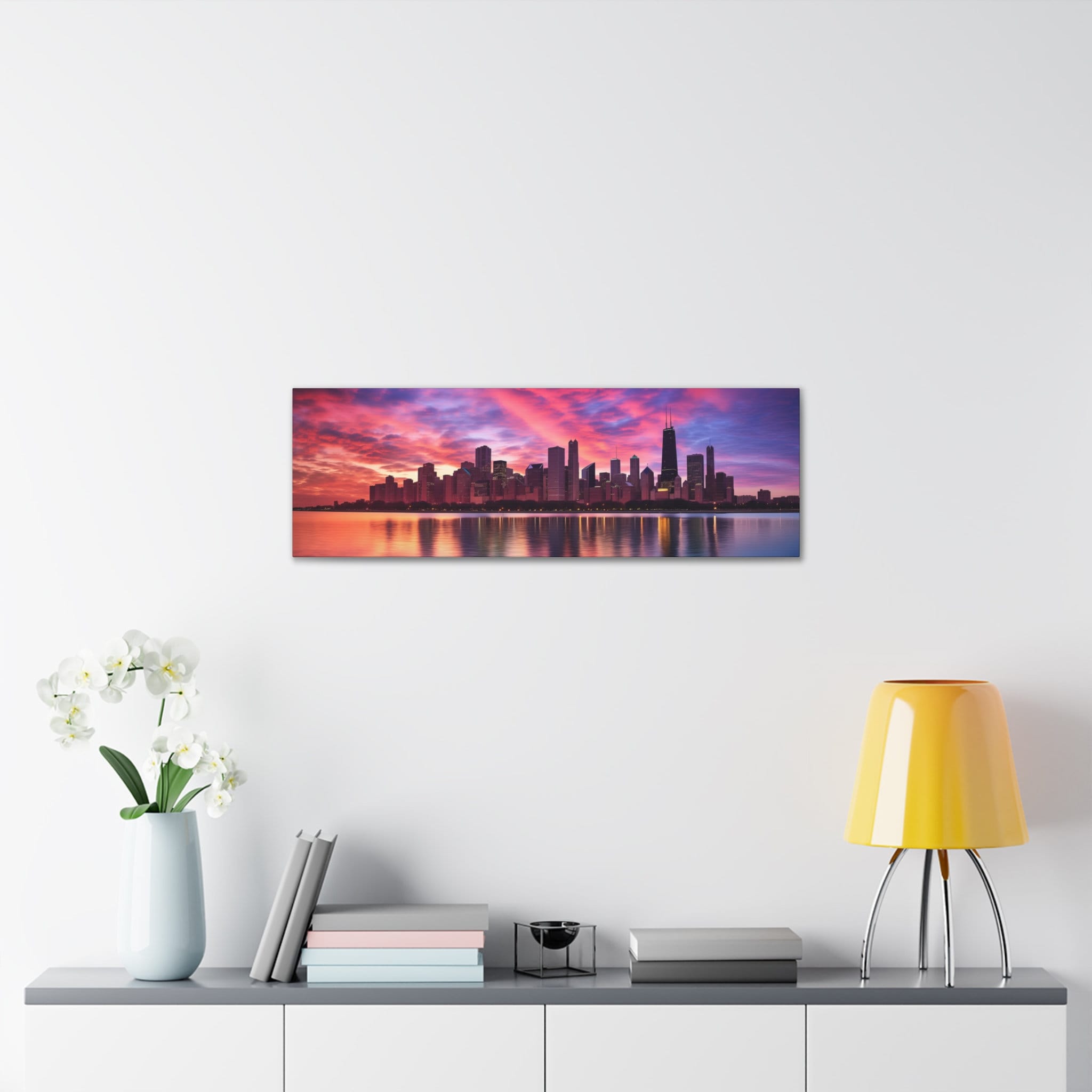 Ultrawide Chicago Skyline Canvas Print - Cityscape Elegance for Your ...