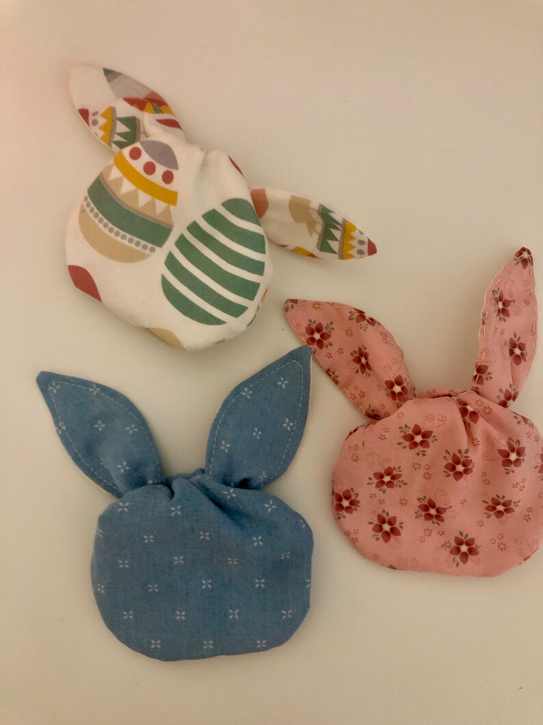 Mini Bunny Bag Sewing Pattern L Treat Bag Sewing Pattern L Bunny Ears ...