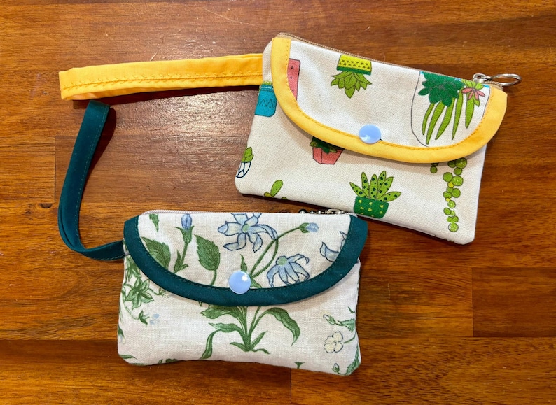 Mini Wallet Sewing Pattern L Coin Purse Sewing Pattern L Card Wallet ...