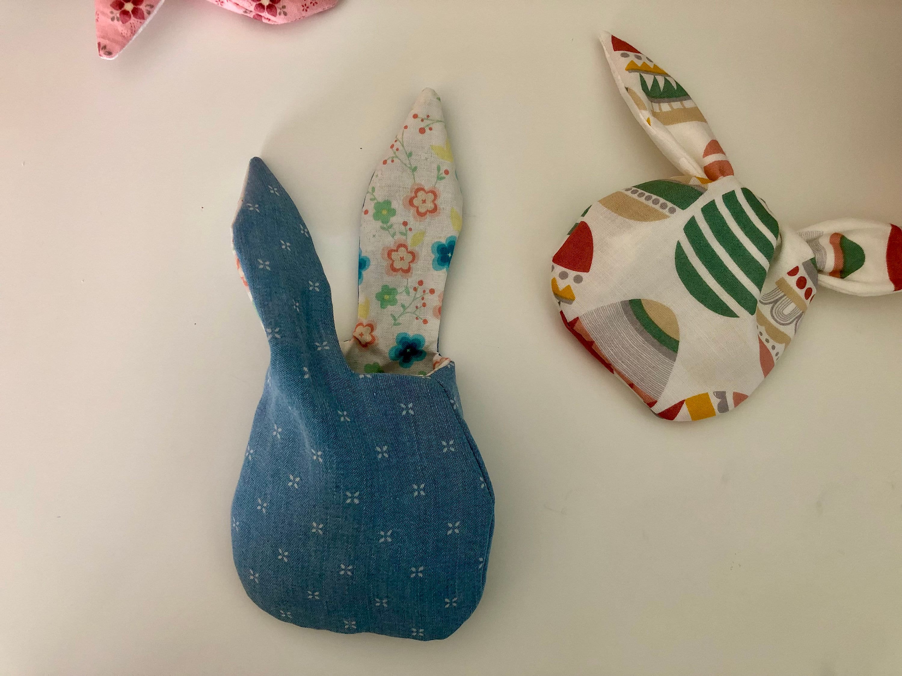 Mini Bunny Bag Sewing Pattern L Treat Bag Sewing Pattern L Bunny Ears ...