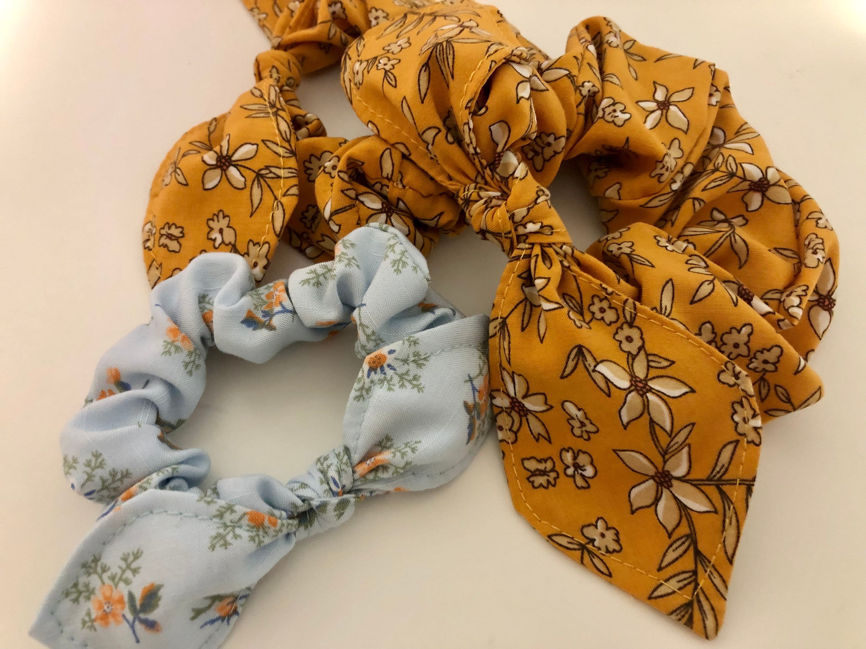 Scrunchie Sewing Pattern L Scrunchie With Bow Sewing Pattern L Bunny ...