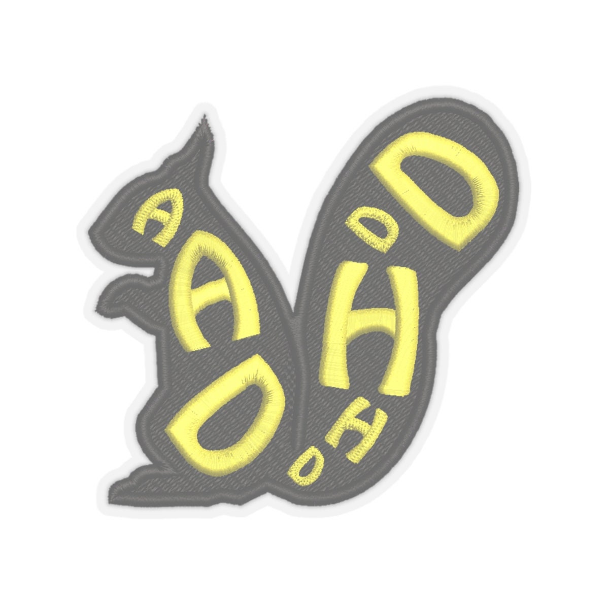 ADHD Squirrel Kiss-cut Stickers - Etsy