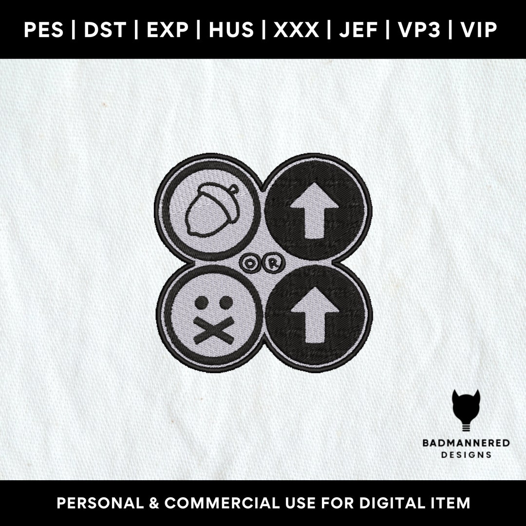 Nut up or Shut up Digital Embroidery File - Etsy