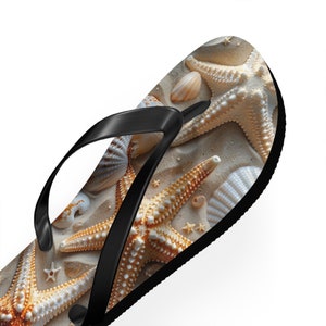 Flip Flops Starfish Beach Pattern Pattern Women's - Summer Beach Shoes ...
