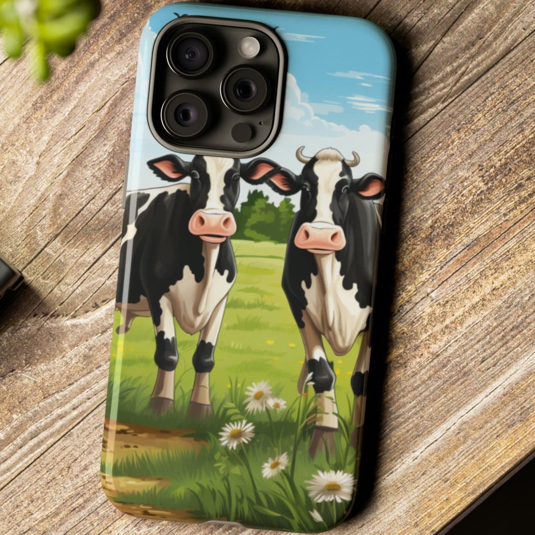 Phone Case Cow Phone Case, Cow Print Phone Case, Cell Phone Case Farm ...