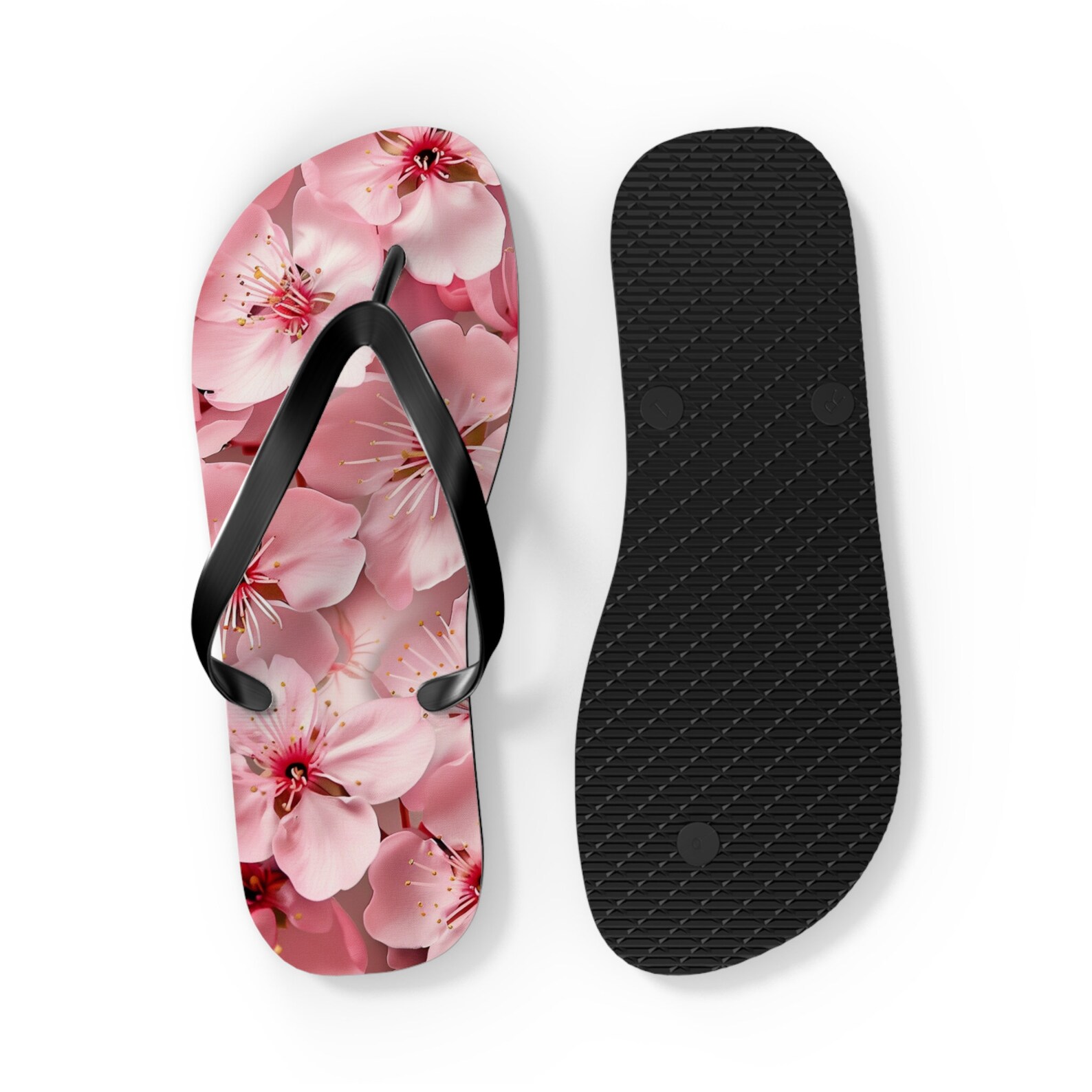 Flip Flops Flowers Floral Flower Flip Flops Women's Floral Sandals ...