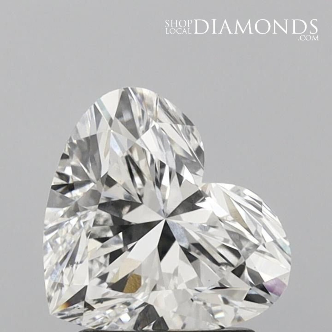 Heart Cut, Laboratory Grown Diamond, Heart Shape Lab Diamond, VS1/F ...
